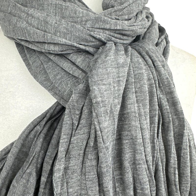 Cotton Jersey Scarf - Etsy