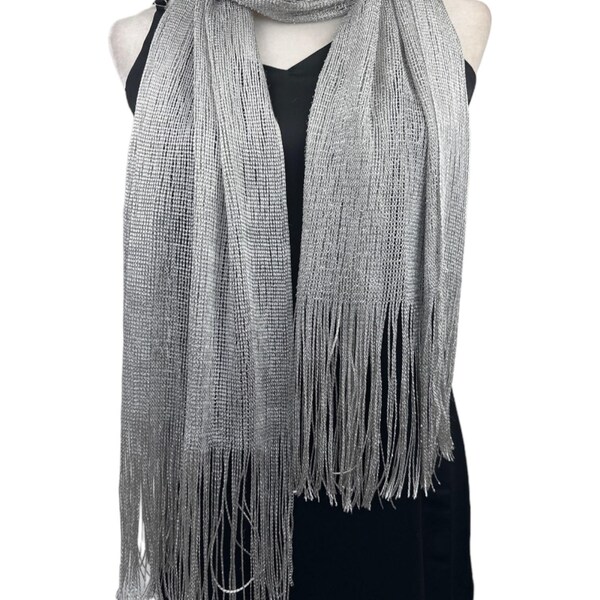 Metallic Scarf - Etsy