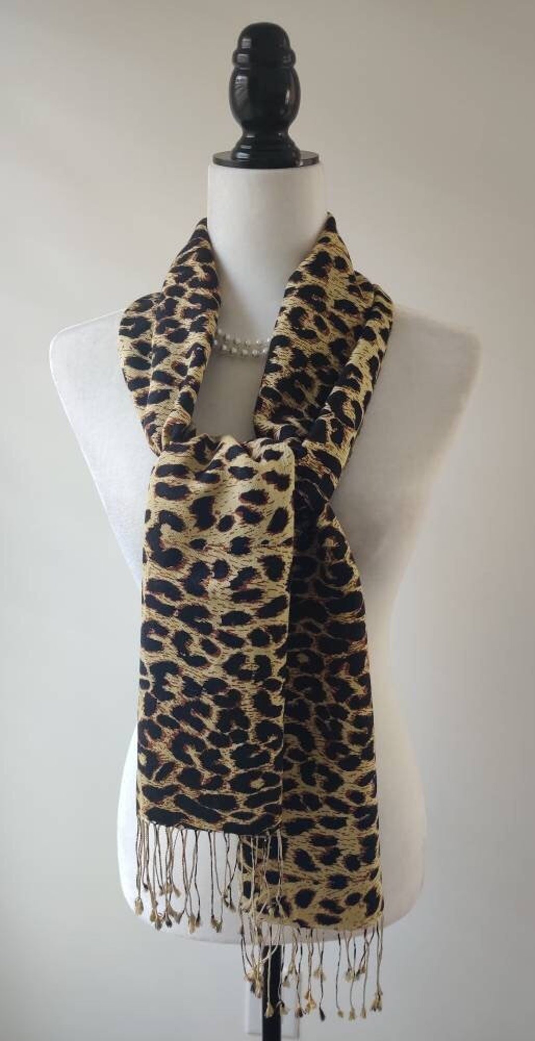 Leopard Print winter fashion ScarfScarf for women and menSoft warm ...
