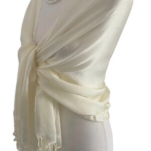 Cream Yellow Gold Sheer Poly Shawl |elegant Wedding Coverup|special ...