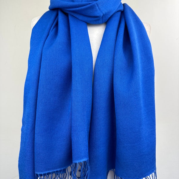Cobalt Blue Scarf - Etsy