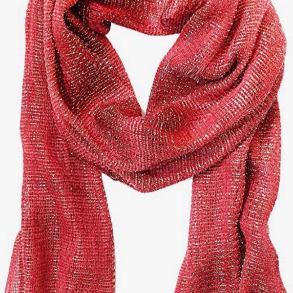 Metallic Scarf - Etsy