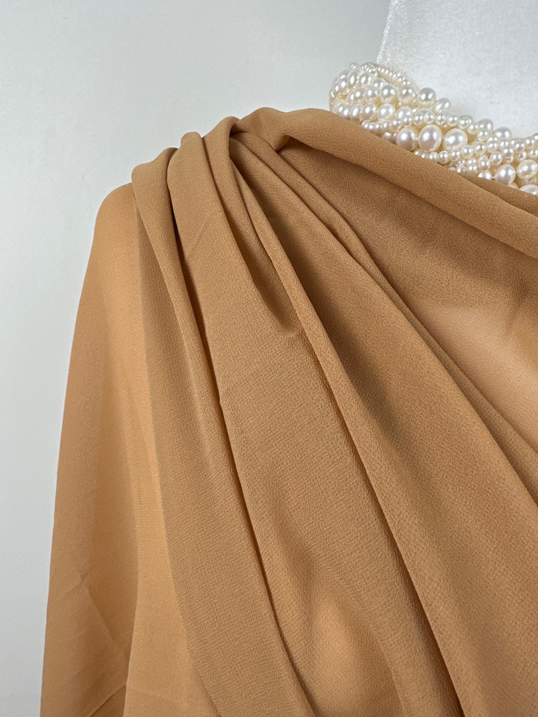 Copper Brown Bronze Sheer Transparent Crepe Chiffon - Etsy