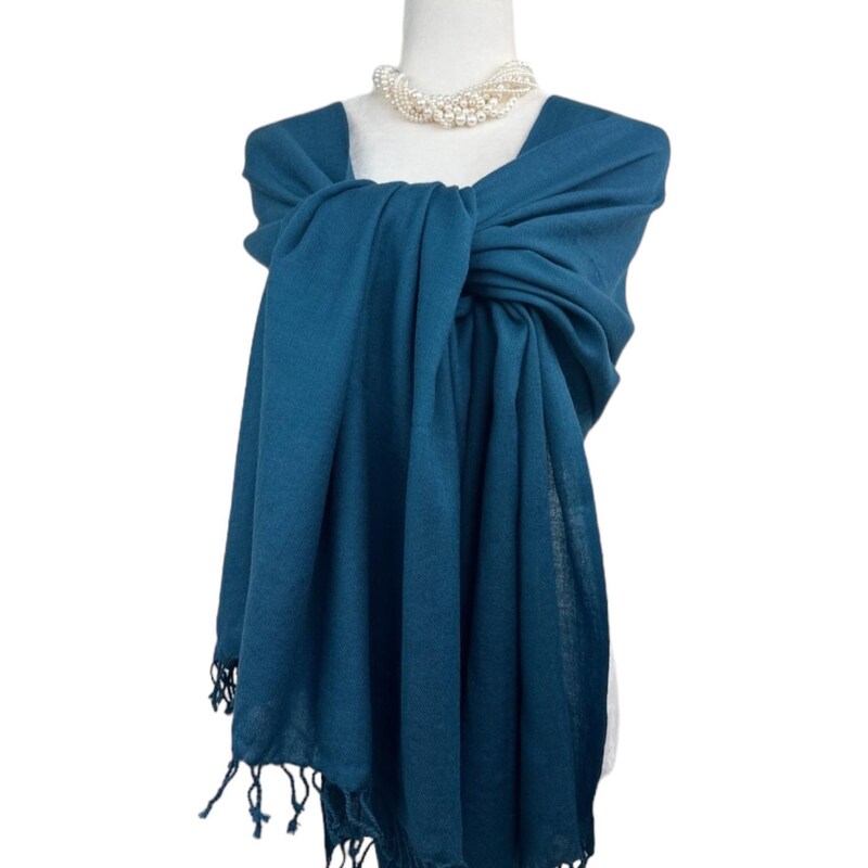 Teal Blue Scarf - Etsy
