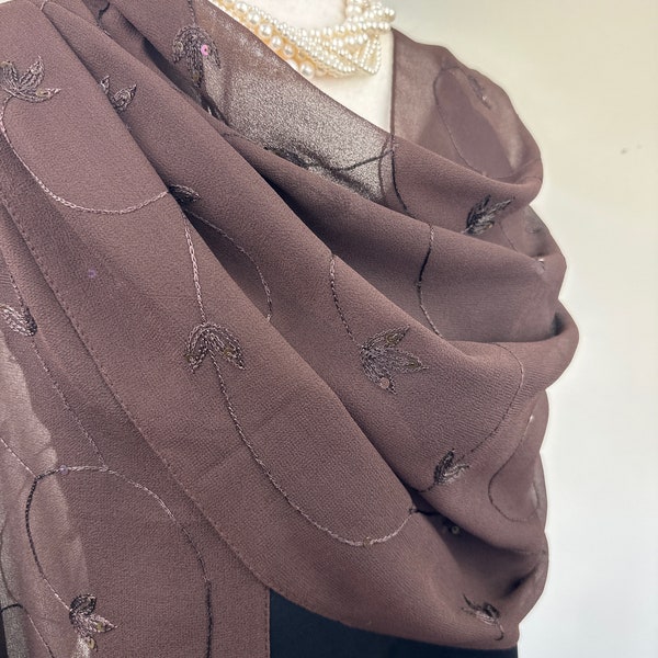 Embroidery Scarf - Etsy