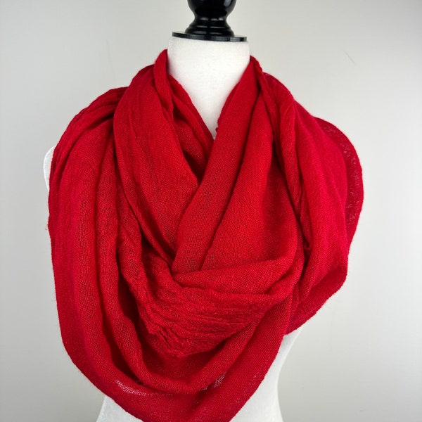 Loose Weave Scarf - Etsy