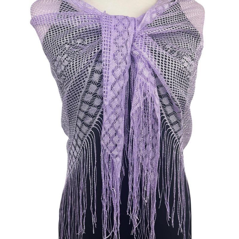 Lilac Shawl - Etsy
