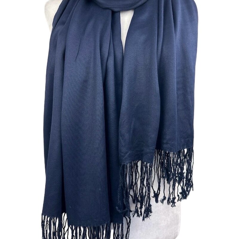 Navy Blue Scarf - Etsy