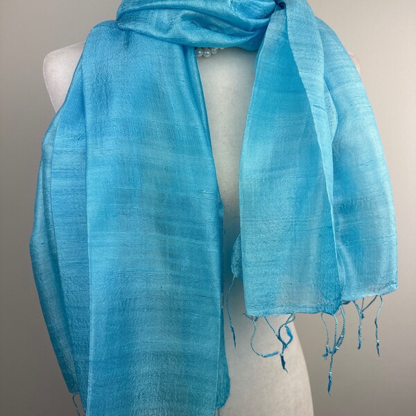 Turquoise Scarves - Etsy