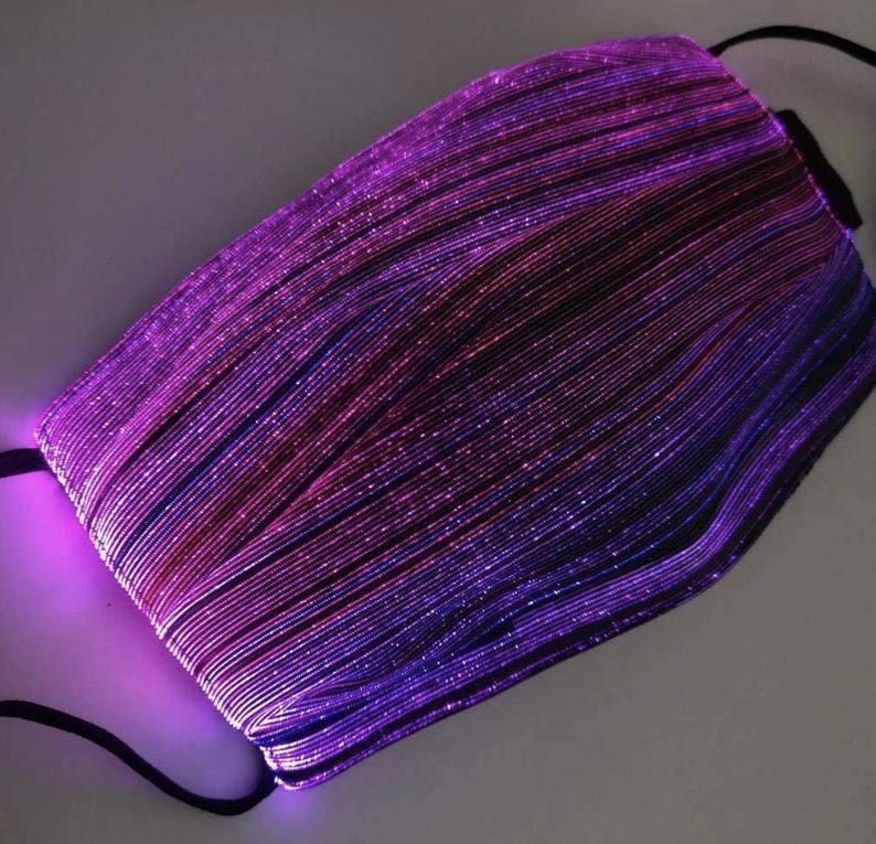 Fashion Led Multicolor Face Mask - Etsy