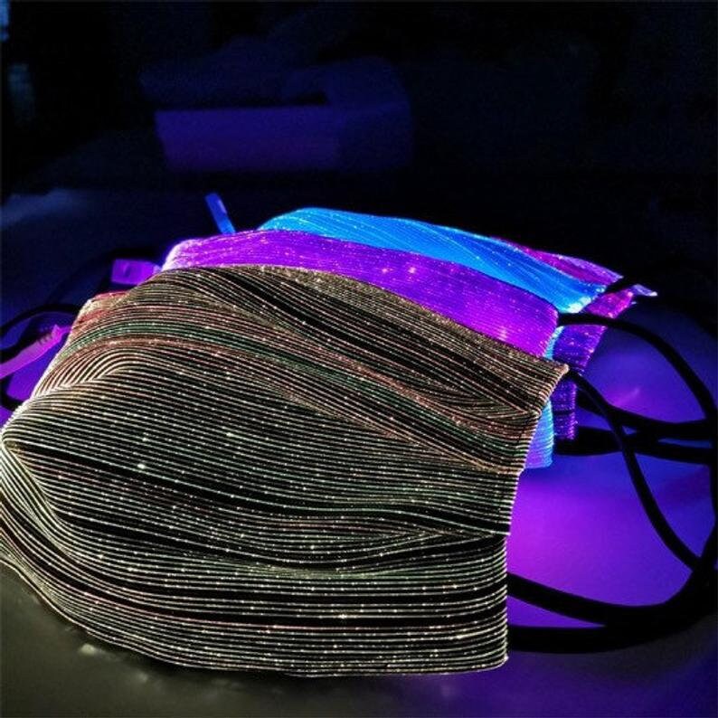 Fashion Led Multicolor Face Mask - Etsy