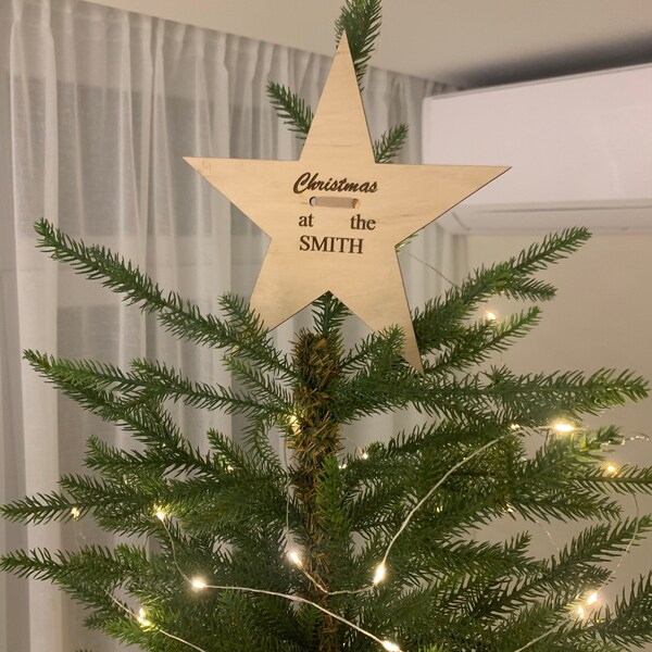 Star Tree Topper - Etsy