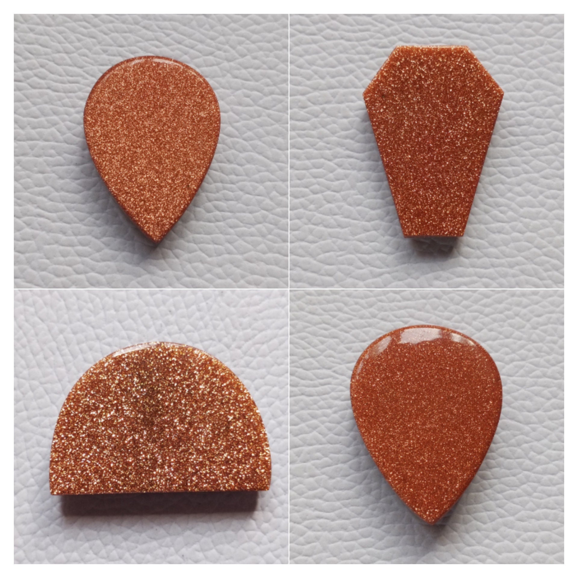 Beautiful Brown Gold Stone Gemstone Cabochon Mix Shape and - Etsy