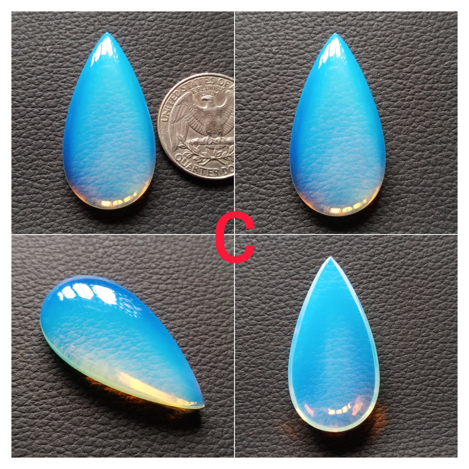 Beautiful Blue Opalite Stone Opalite Gemstone for Pendant - Etsy
