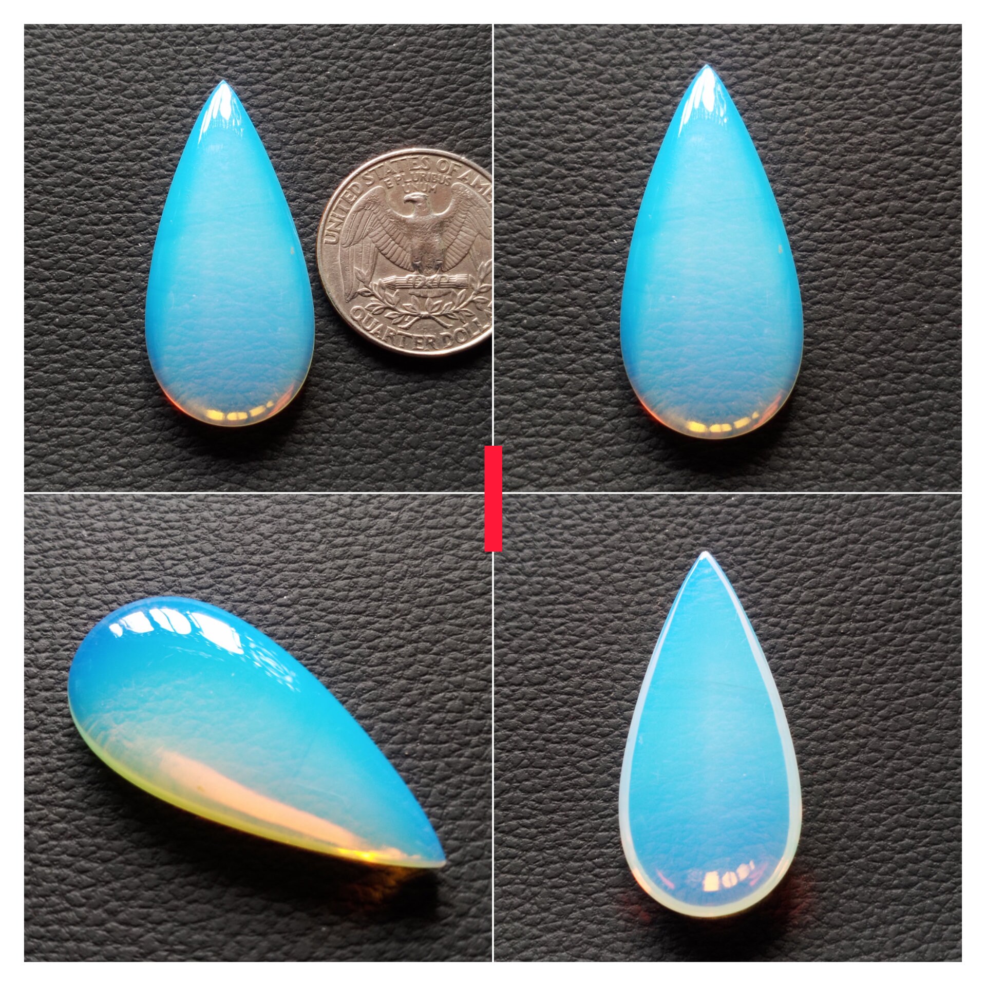 Beautiful Blue Opalite Stone Opalite Gemstone For Pendant | Etsy
