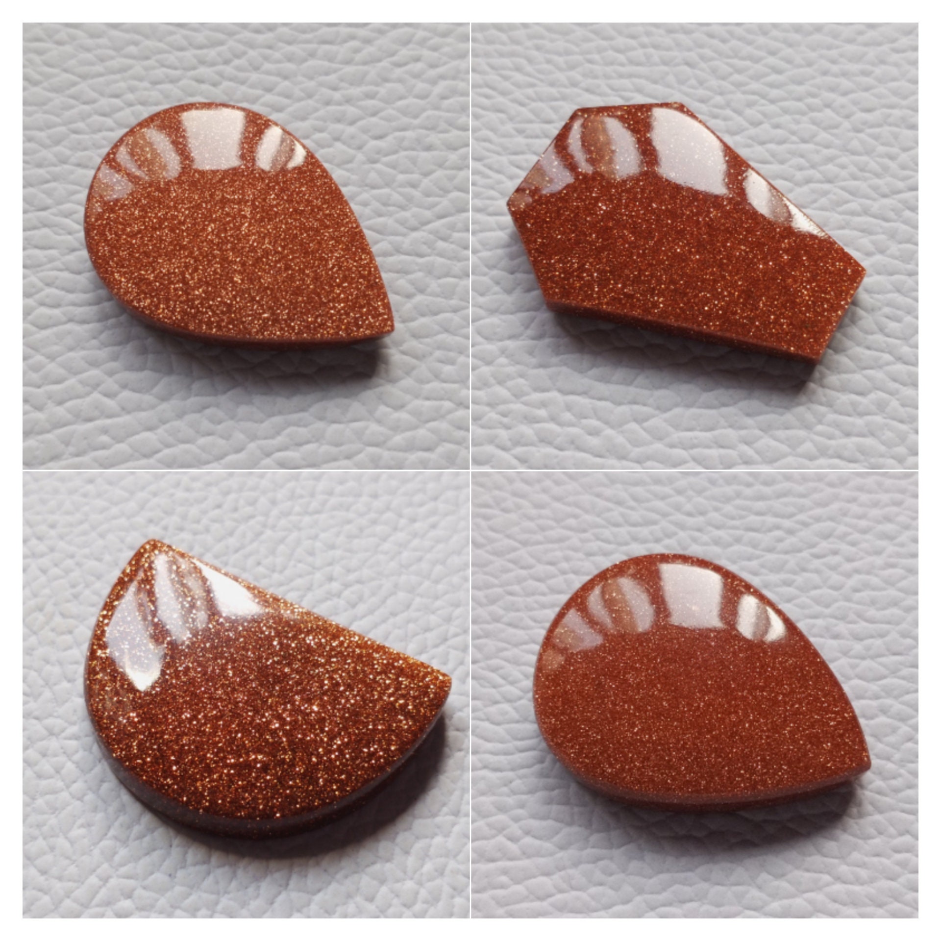 Beautiful Brown Gold Stone Gemstone Cabochon Mix Shape and - Etsy