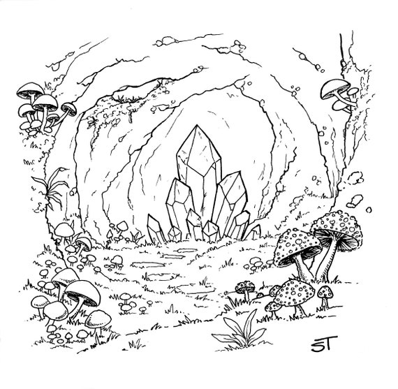 Crystal Cave Art
