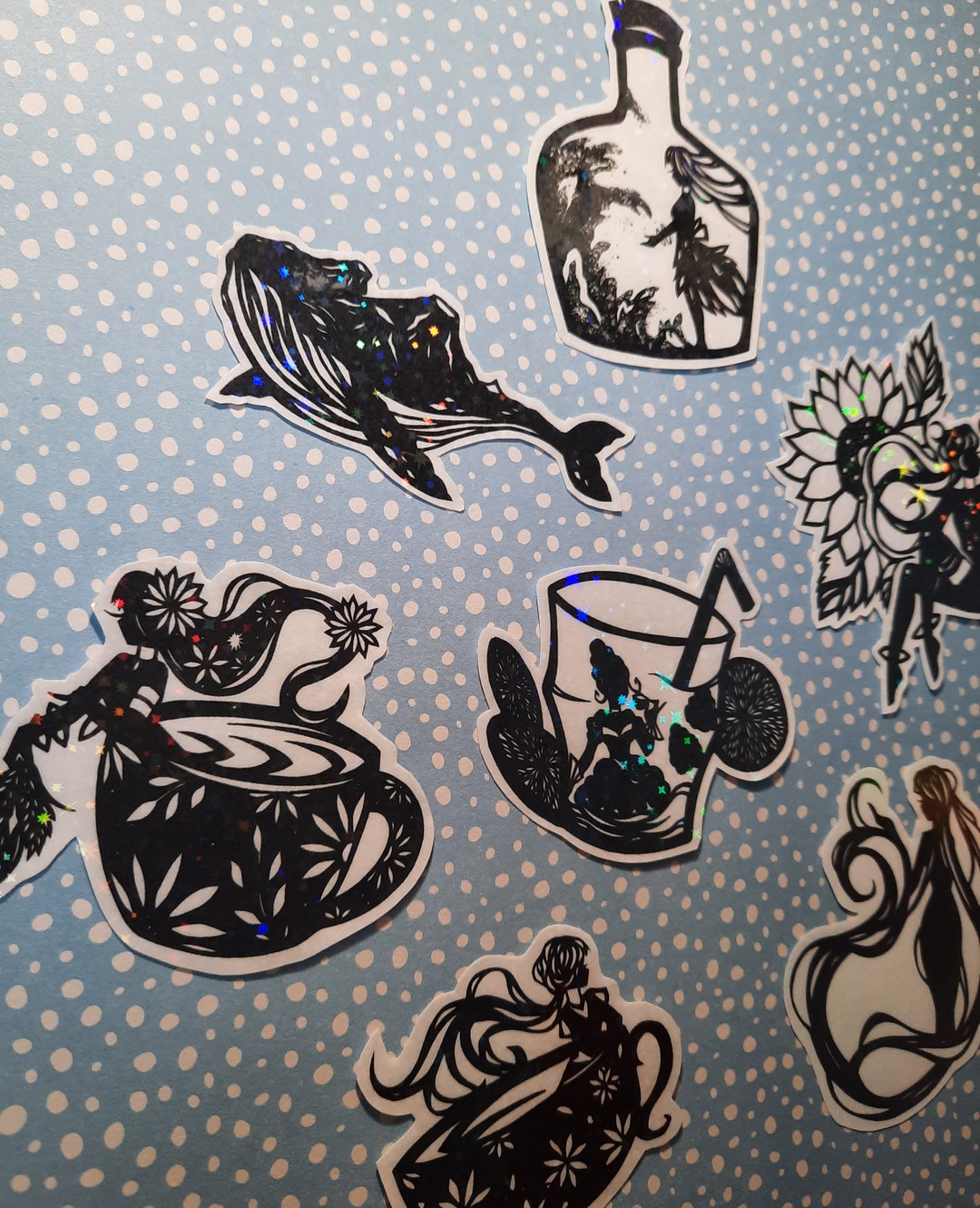 Papercut Stickers - Etsy