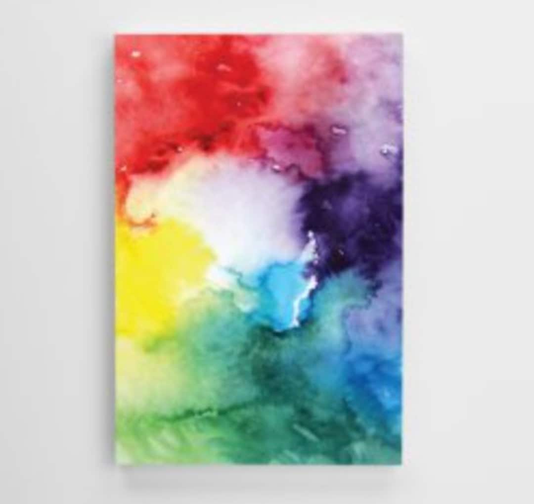 Rainbow Study Watercolor - Etsy