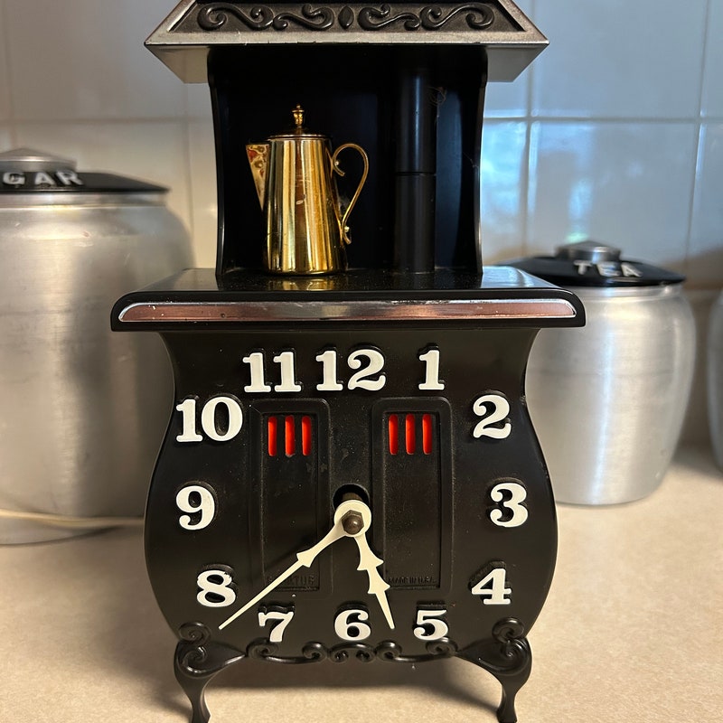 Retro Kitchen Clock - Etsy