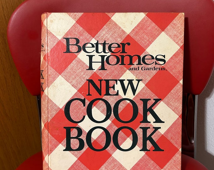 Vintage Better Homes and Gardens New Cook Book 1976 Cookbook Plaid 5 ...