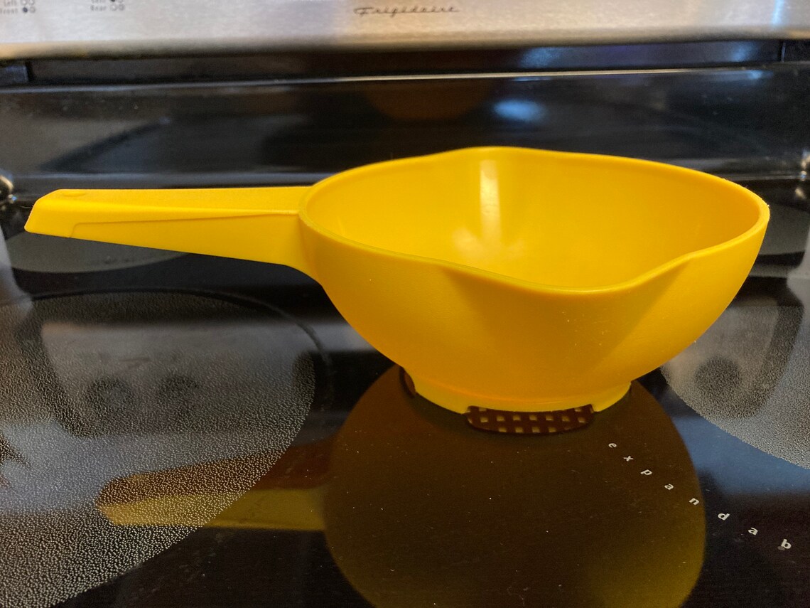 Vintage Tupperware Yellow Strainer 1200-7 1 Quart Tupperware - Etsy