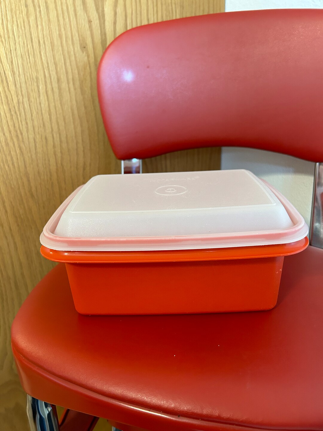 Tupperware 1254 Red Ice Cream Keeper With Lid 1255, Vintage Tupperware ...