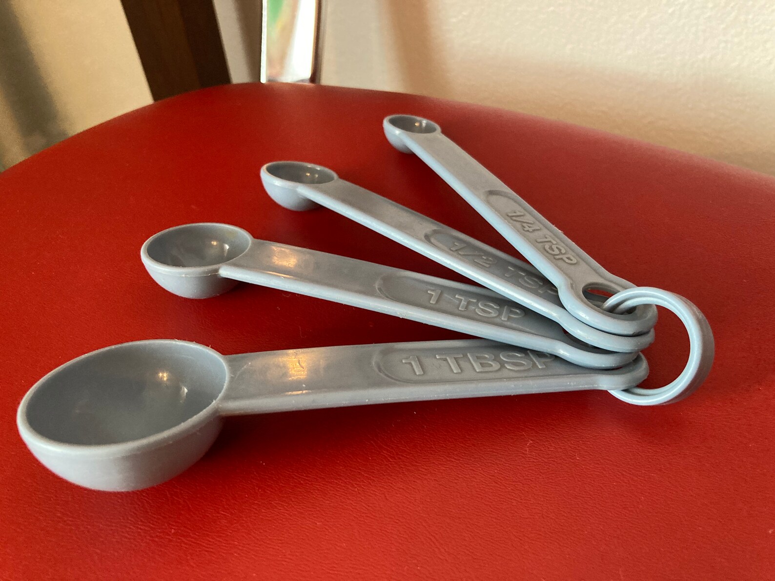 Vintage Rubbermaid Country Blue Measuring Spoon Set 8317 Set - Etsy