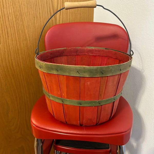 Red Basket - Etsy
