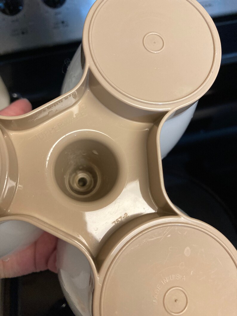 Vintage Tupperware Condiment Caddy Tupperware Triple - Etsy