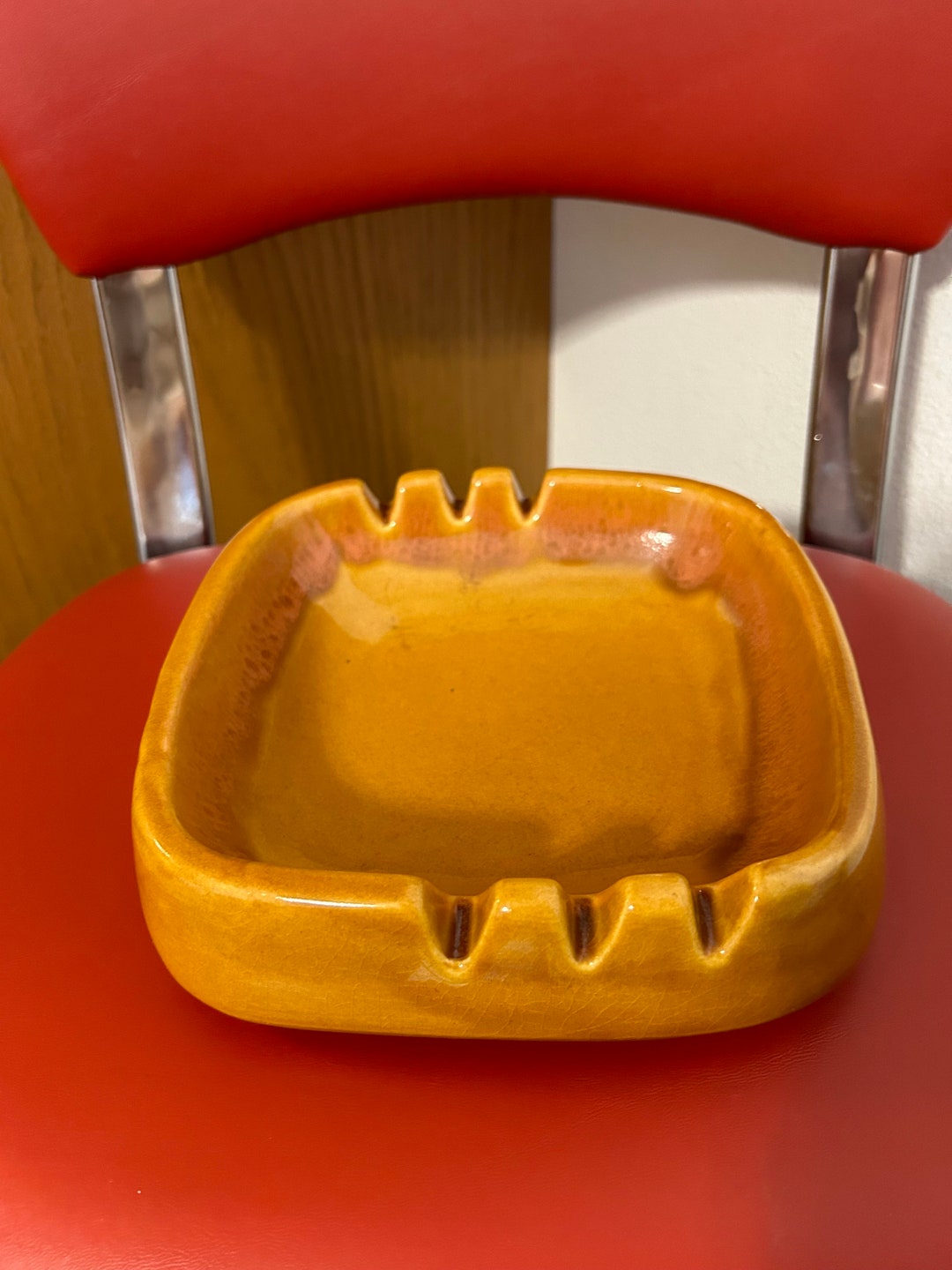 Vintage Ceramic Large Ashtray, 7” Ashtray, MCM Decor, Ashtray - Etsy