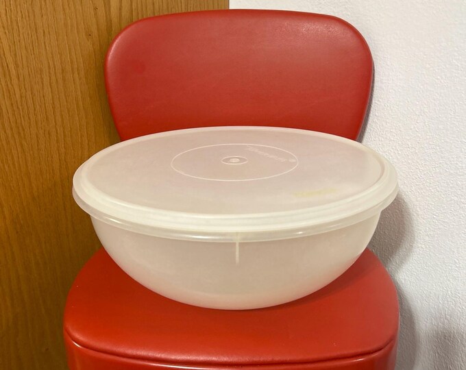 Vintage Tupperware #274 Fix-n-mix 26 Cup Bowl With Lid #224 Sheer ...