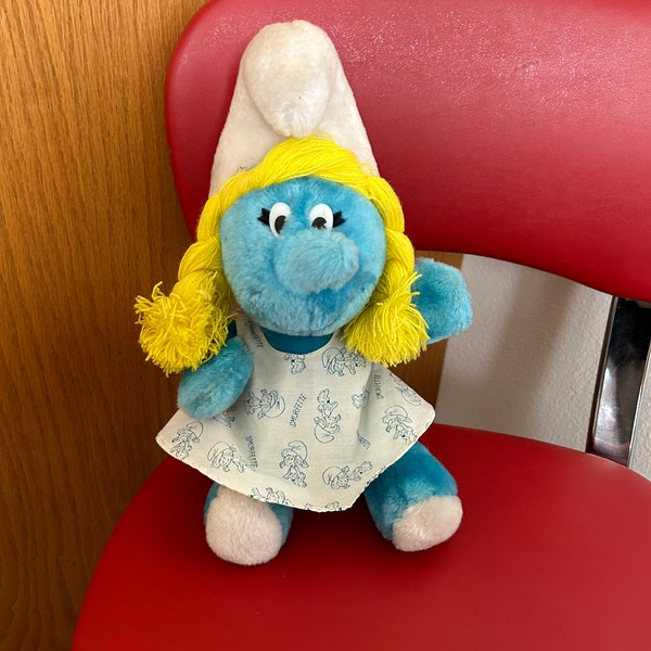 Smurfette Plush Toy - Etsy