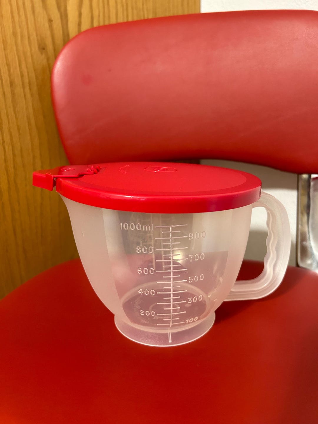 Tupperware 4 Cup 1000ml Mix-n-store 1288 Measuring Cup Pitcher Batter ...