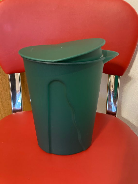 Tupperware Green 1L Pitcher With Rocker Lid 3216B Tupperware - Etsy