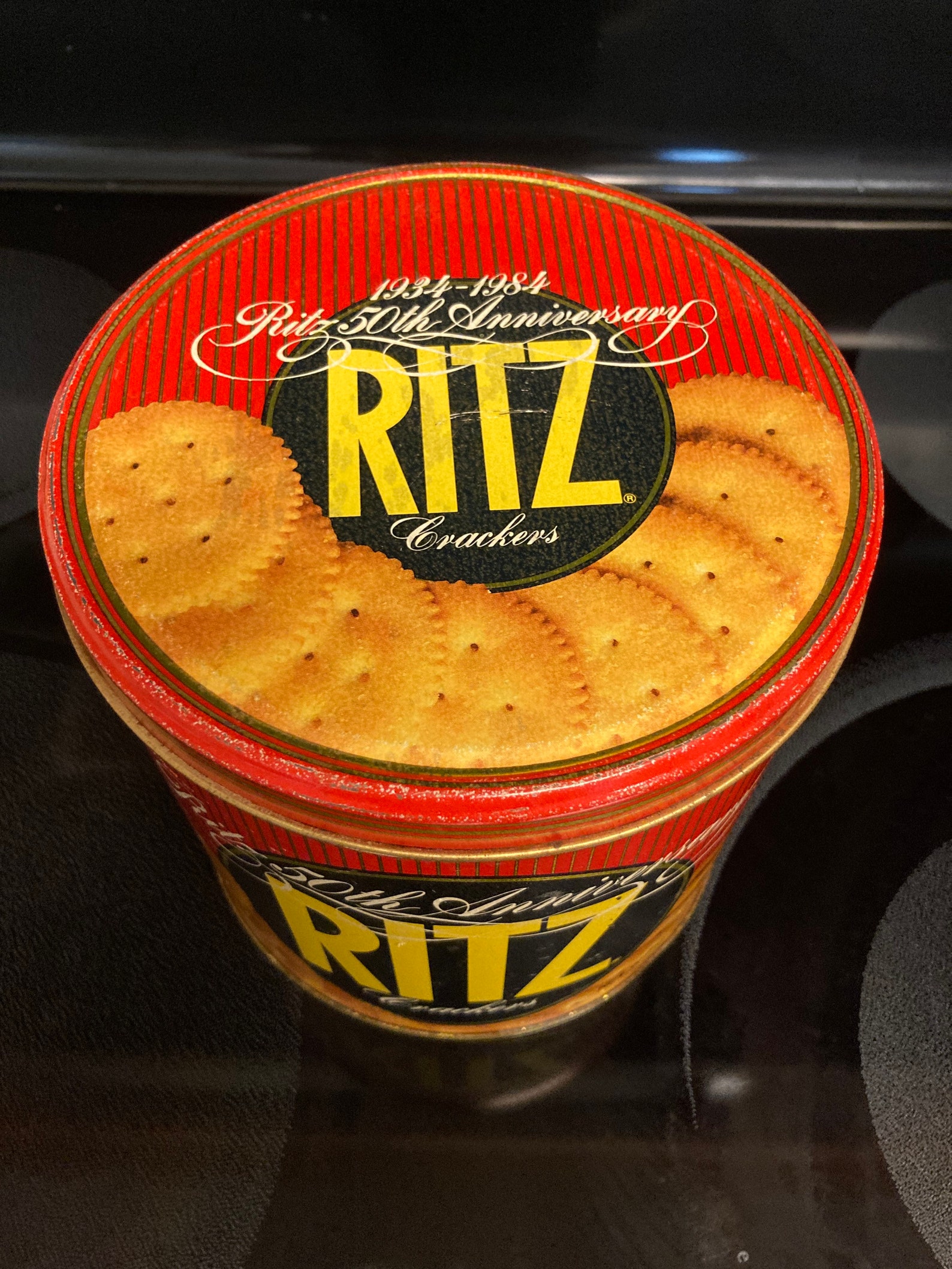 Vintage RITZ Crackers Nabisco 50th Anniversary Collector Round - Etsy