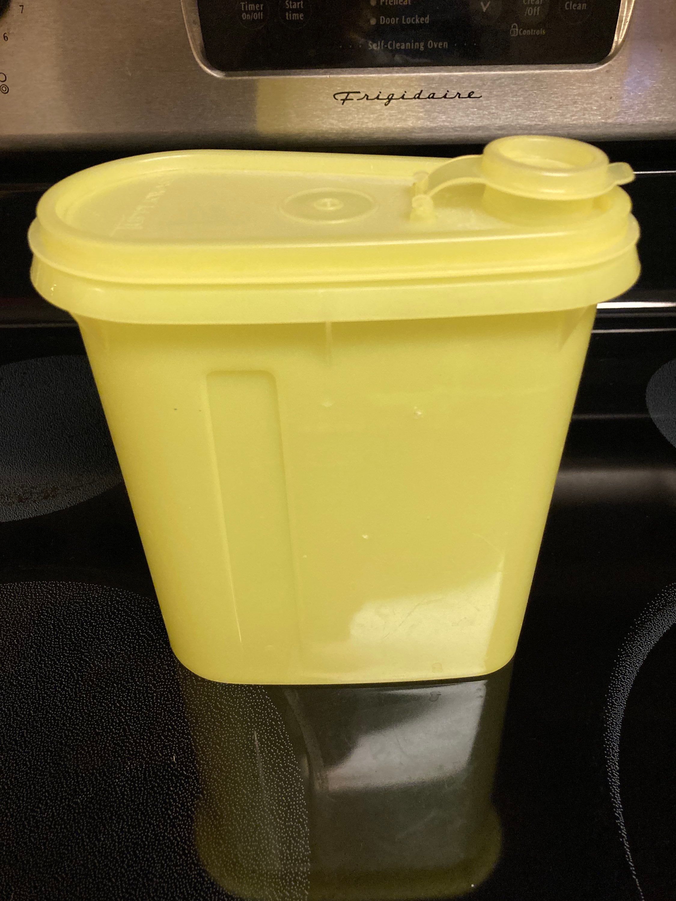 Vintage Tupperware Yellow Slim Juice Container 792-1 1 Quart - Etsy