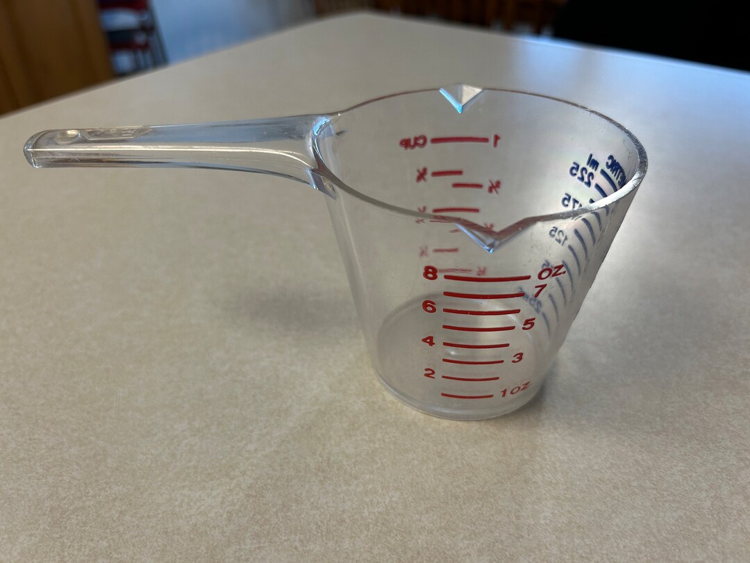 Vintage Foley One Cup Multi Measure Cup, Red and Blue Letter, Vintage ...