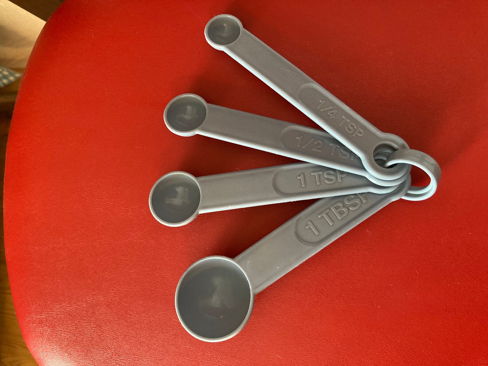 Vintage Rubbermaid Country Blue Measuring Spoon Set 8317 Set | Etsy