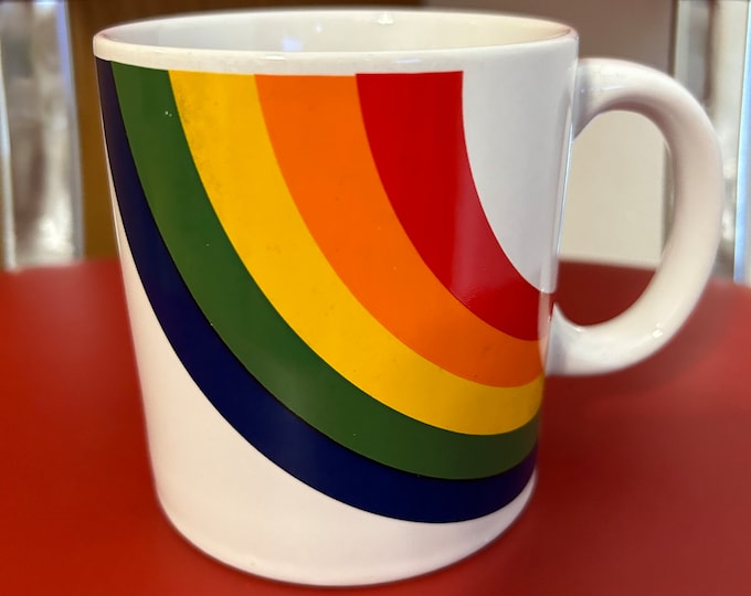 1980s Vintage FTD Rainbow Coffee Mug, Rainbow Mug - Etsy