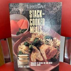 Tupperware Tupperwave Stack Cooked Meals Spiral Bound Cookbook 1990 - Etsy