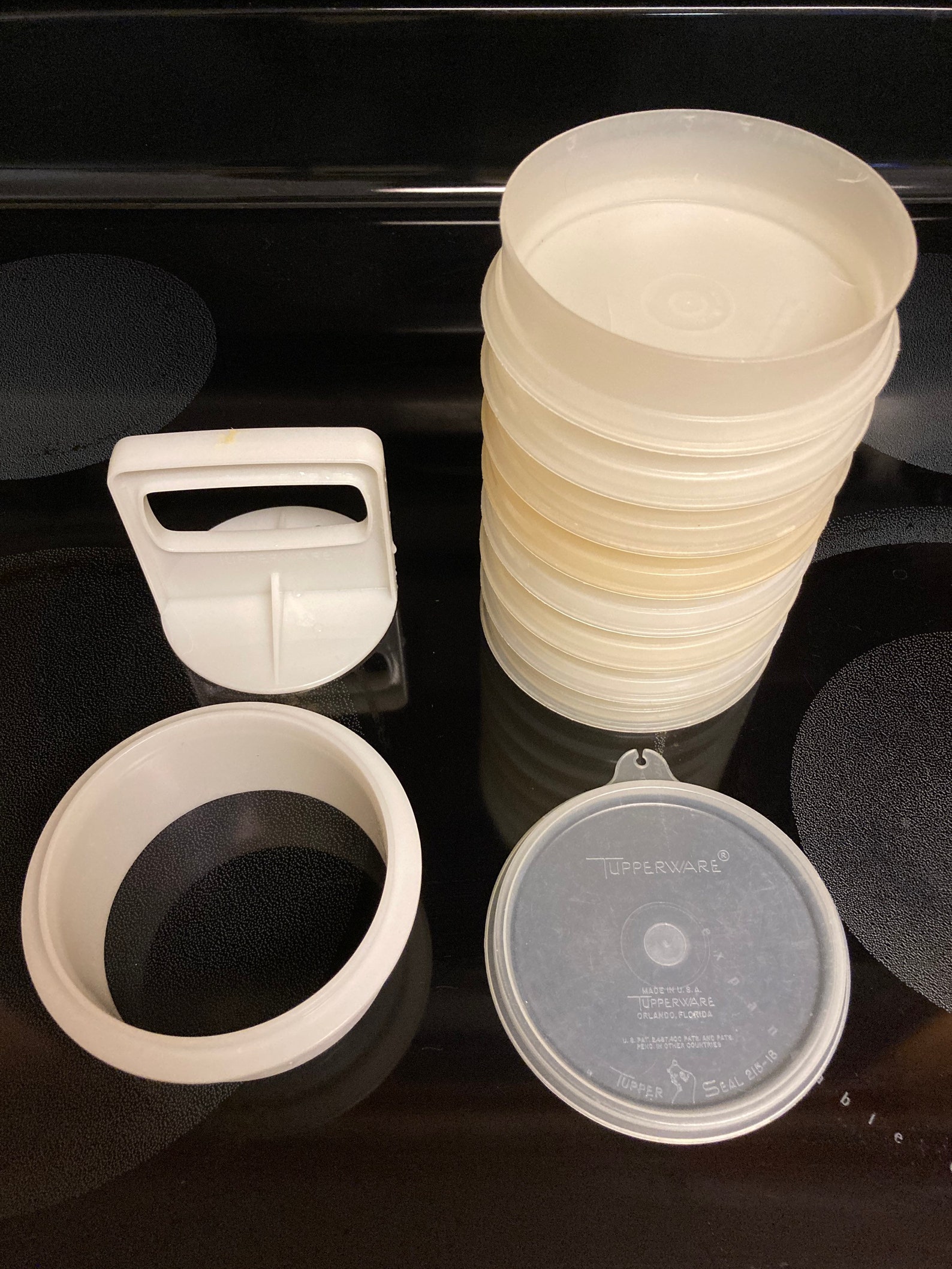 Vintage Tupperware Hamburger Patty Press Keeper Set One - Etsy