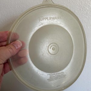 Vintage Tupperware Crisp-it Bowl With Original Lid 679 & 680, Lettuce ...