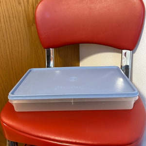 Vintage Tupperware Deli Keeper 794-12 Bacon Deli Keeper 795 Blue Lid - Etsy