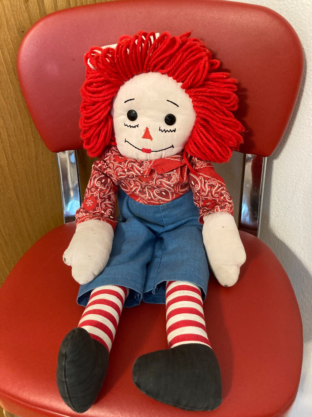 Antique 19 Inch Raggedy Andy Doll, Andy Doll, Raggedy Andy - Etsy