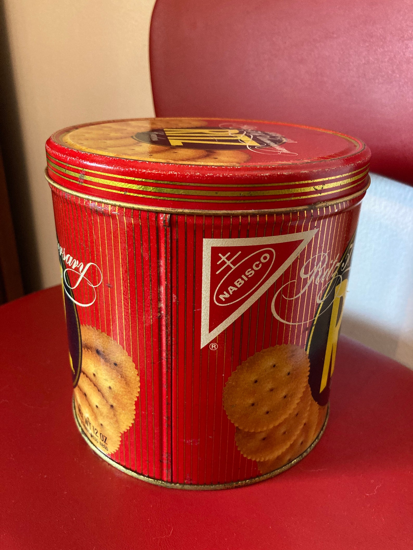 Vintage RITZ Crackers Nabisco 50th Anniversary Collector Round - Etsy