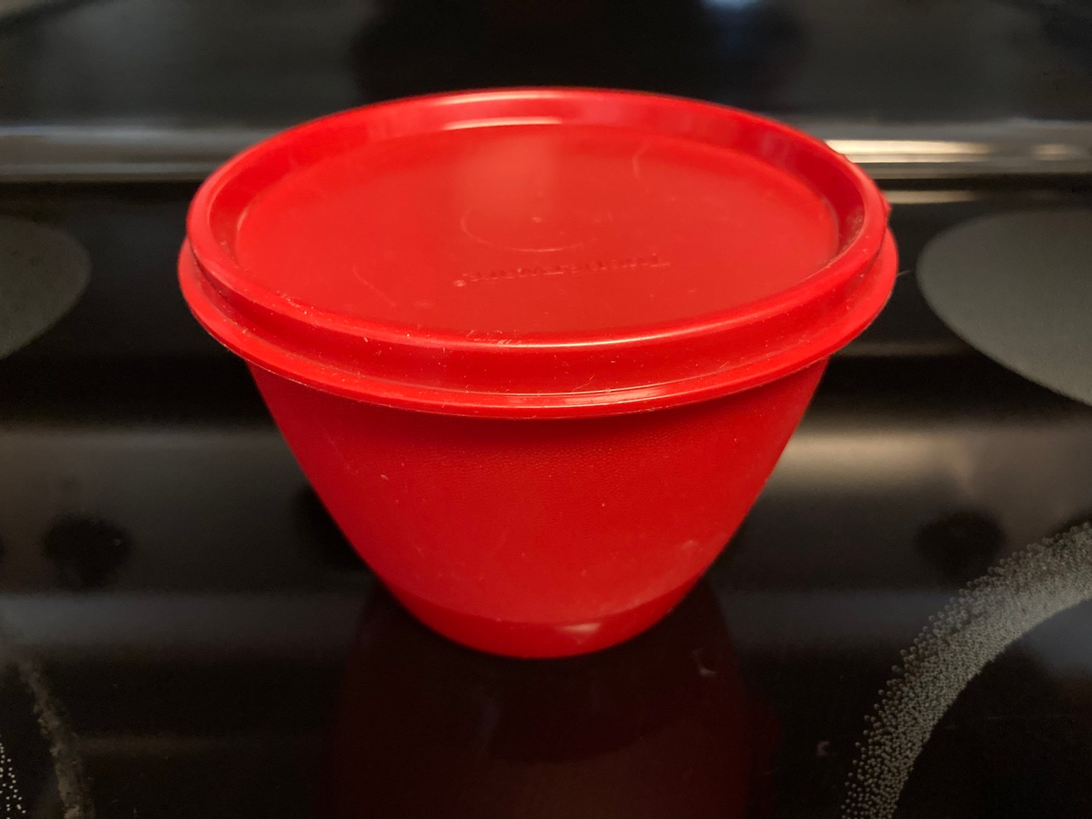 Tupperware Red Refrigerator 14oz Bowl 148 With Matching Red - Etsy