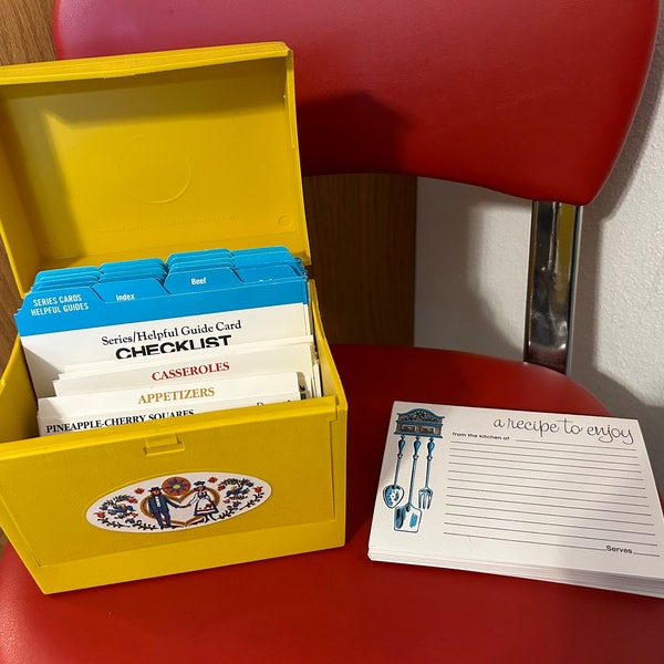 Vintage Recipe Card - Etsy