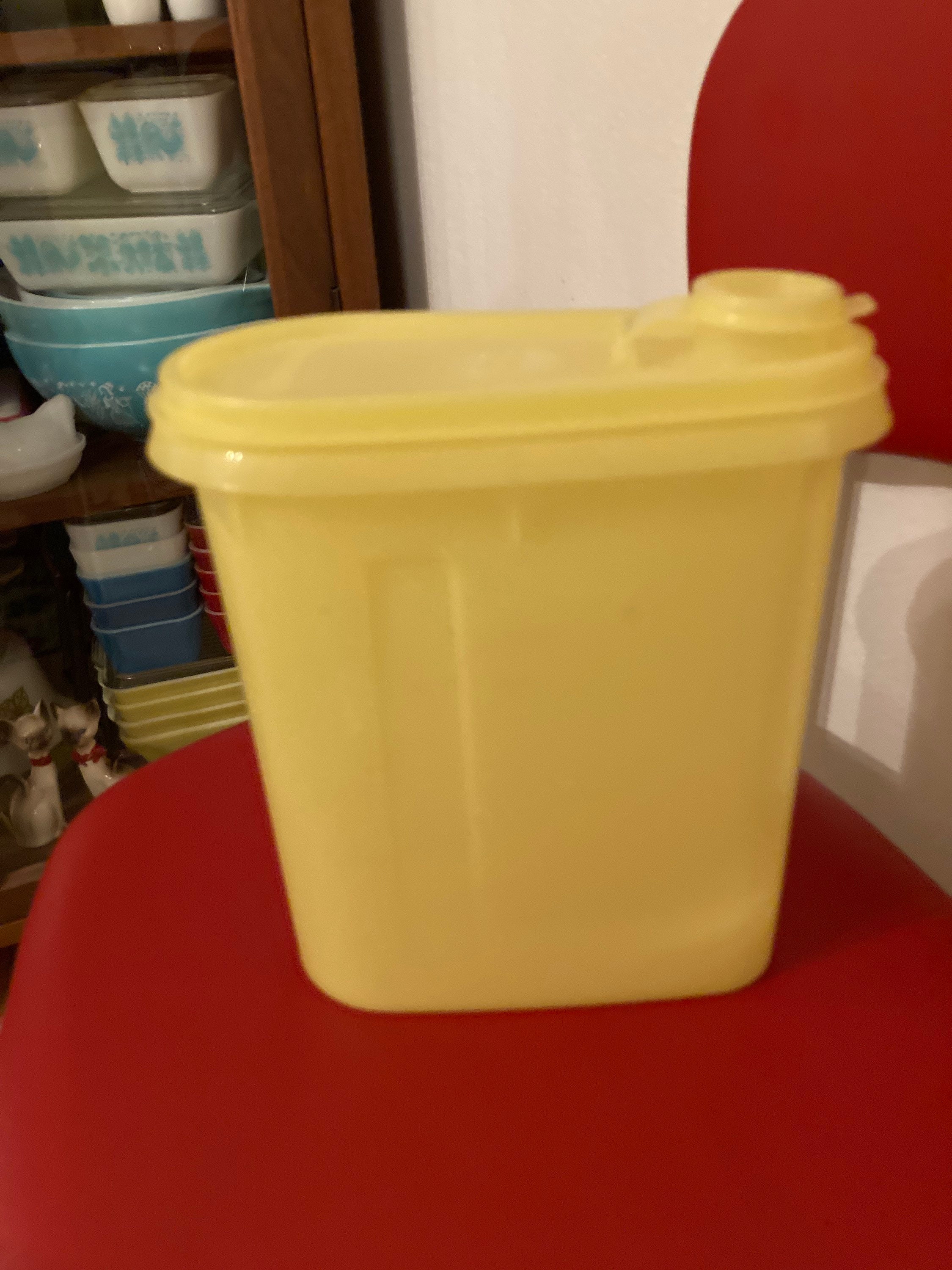 Vintage Tupperware Yellow Slim Juice Container 792-1 1 Quart - Etsy