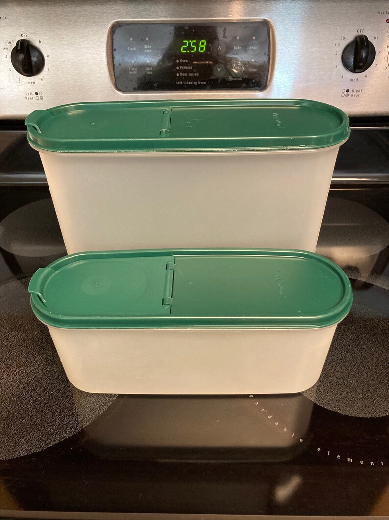Tupperware Modular Mates Oval Storage Containers 2400B-2 and - Etsy
